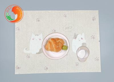 China Adhesive Disposable Food Mat Portable Customized For Feeding Baby for sale