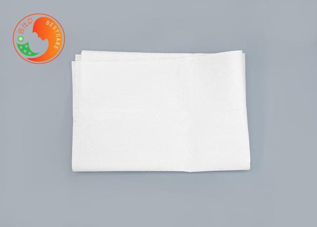 Disposable diaper mat showing folded and unfolded states