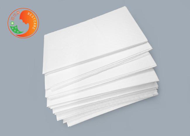 Disposable baby changing mat showing full product