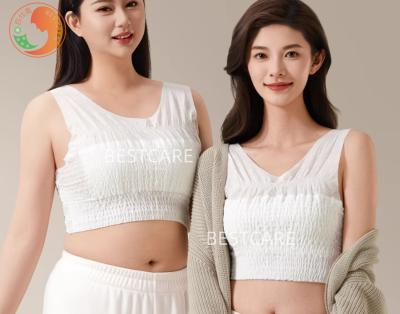 China Hygienic Disposable Feeding Bra Anti Leaking Soft With M L XL Size for sale