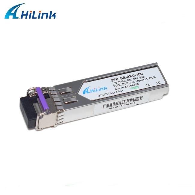 1.25Gb/s BiDi SFP transceiver close-up