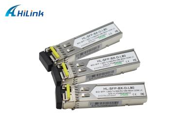 Китай приемопередатчики 1.25G BIDI SFP 80KM Tx1490nm Rx1550nm DFB+PIN SC/LC симплексные DDM оптические продается
