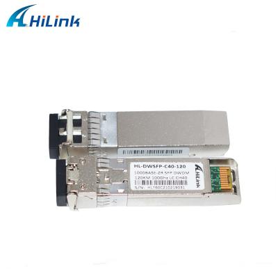 China Long Haul 1.25G 120KM DWDM C-Band ITU-T Dual LC SFP Modules DDM for sale