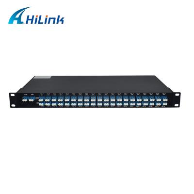 中国 モニターの港LC/UPC 19"との二重繊維C21-C60 40CH DWDM Mux Demux 1Uラック マウント 販売のため