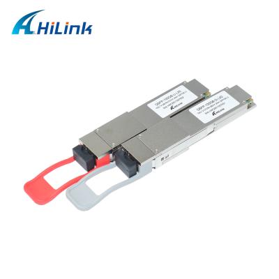 China LC Simplex BiDi QSFP28 Transceiver 1280/1310nm 4WDM 20KM Single Fiber Single Mode DDM for sale