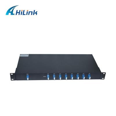 China Montagem em rack de fibra ótica de 100G 1x8CH MUX DEMUX DWDM 1U para Data Center à venda