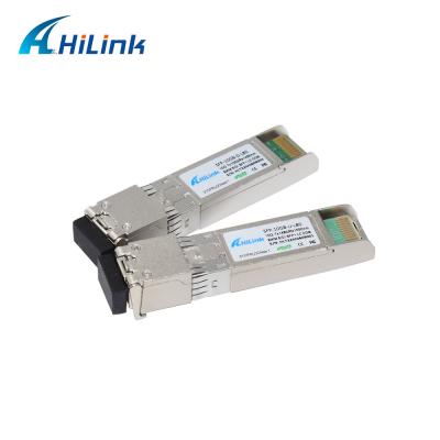 Китай WDM 80KM модуля STM-64 OC-192 приемопередатчика 80KM 10G SFP+ 10G-ZR4-80KM SMF 1490nm/1550nm продается