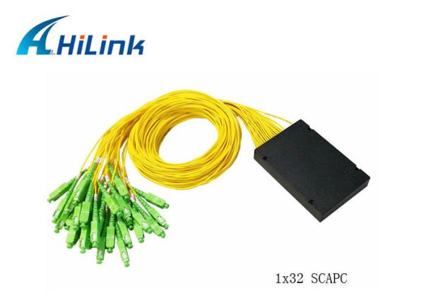 1:32 Monomode-, optische Teiler-Weise PLC, Sc-/APC Pigtailed PLC-Teiler