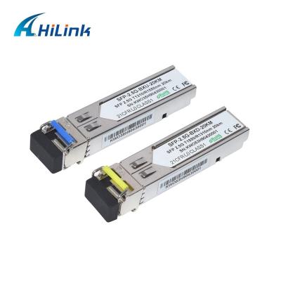 Китай Модуль 2.5G Bidi 20KM приемопередатчика симплекса оптически SMF SFP LC 1310/1550nm продается
