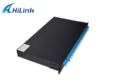 China 1U Rack Mount DWDM Mux Demux Module 40CH Single / Dual Fiber LC / UPC Connector for sale