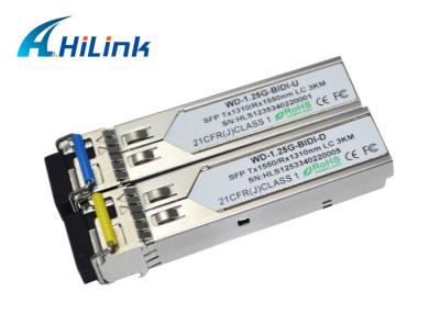 Cina modo del ricetrasmettitore 1000Base di 3KM singolo del modulo a fibra ottica bidirezionale di SFP in vendita