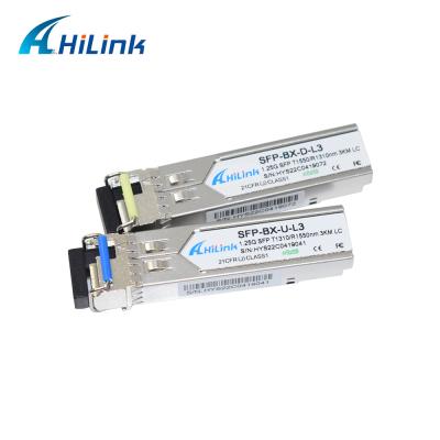 China 1000BASE 1.25G Verdrahtungshandbuchs BIDI SFP+ Verbindungsstück 1310nm des Transceiver-Modul-3KM/1550nm 3KM Inspektion DOM for sale