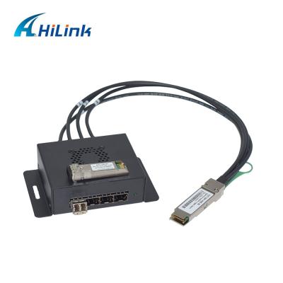 China módulo óptico del transmisor-receptor de 4*10G QSFP+ con la coleta de los 30cm los 50cm en venta