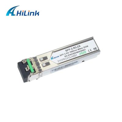 Китай 2.5GBASE-ZX 2.5G SFP 80KM Module 1550nm SMF Duplex LC 2G Optical DDM продается