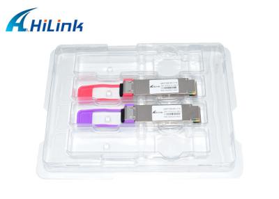 China Conector a una cara óptico DDM 1271/1331 del transmisor-receptor SMF LC del 10KM 100G BIDI QSFP28 en venta