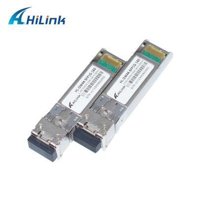 China 1,25 Gb/s 160 km DWDM SFP-zendontvanger Duplex LC 100 GHz DWDM Enkele modus Te koop