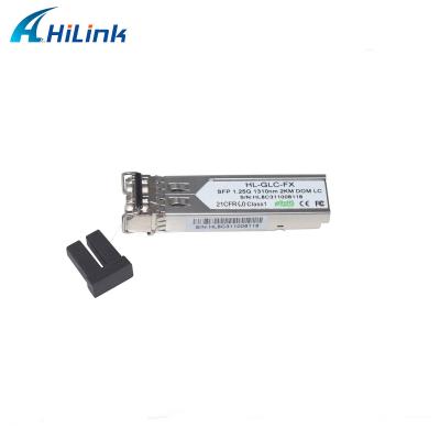 China GLC-FX 1310nm 2KM 1000BASE SFP Transceiver Module 1.25G 2KM LC DOM for sale