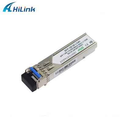 China 1000BASE-BX 1.25G SFP Transceiver 1310nm/1490nm 40KM BIDI SFP LC/SC Gigabit Ethernet Module for sale