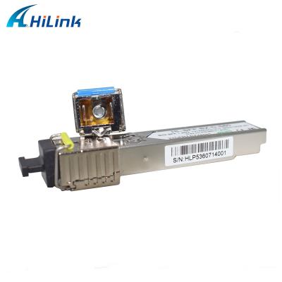 China 1000BASE-BX 1.25G SFP Transceiver 1310nm/1490nm 40KM BIDI SFP LC/SC Gigabit Ethernet Module for sale