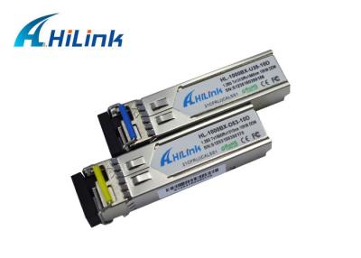 China WDM 1.25G SFP Module 3/20KM  LC/SC Connector SFP Fiber Transceiver for sale