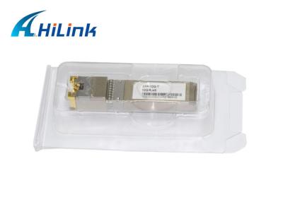 China SFP-10G-T Gigabit Ethernet 30M 10GBASE-T 10G SFP+ Transceiver Module Copper RJ45 for sale