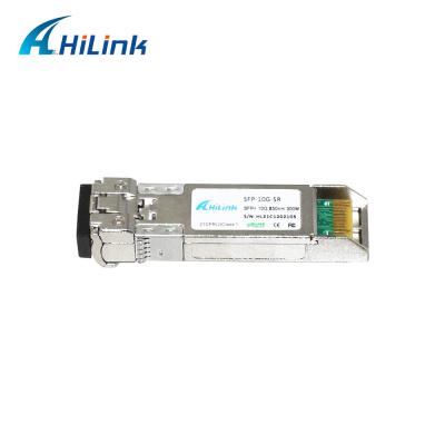 China 10G SFP+ Transceiver Module MMF 850nm 300M DDM Optical Transceivers SFP-10G-SR for sale