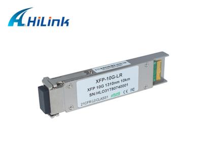 中国 DOMとの複式アパートLC XFPのトランシーバーXFP-10GLR-OC192SR 10Gの基盤1310nm 10km LRは作用します 販売のため