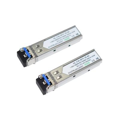 Китай Hilink 1.25G CWDM SFP Fiber Optical Transceiver 1350nm 40km for Data Center продается