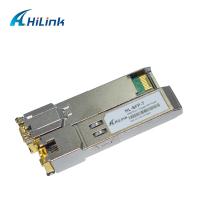 China 1000BASE-TX Copper SFP Module Compatible RJ45 SFP Module SFP-T for sale