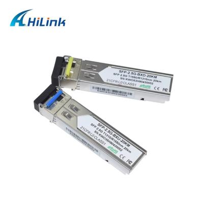 Chine Module SFP du connecteur LC Hilink 2.5G Base BIDI 20KM WDM 1310NM/1550NM à vendre