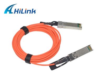 中国 ポリ塩化ビニール ジャケットの物質的なQsfpの光ケーブル10Gbps 1M 2M 5Mの長さSFP-10G-AOC 販売のため