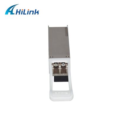 China 100Gb/s 60km QSFP28 Transceptor Conector LC dúplex conectable en caliente EML+PIN con SOA DDM de modo único en venta