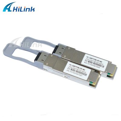 China 100 Gbit/s 80 km QSFP28 Transceiver, Hot-Pluggable, Duplex LC-Stecker, LAN WDM, EML TOSA SOA PIN SMF zu verkaufen
