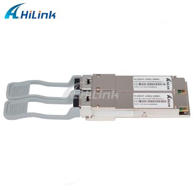 China 100G QSFP28 SRBD 100m Bi-Di Duplex LC Hot Pluggable 850/900nm VCSEL PAM4 2x50G Multimode for sale