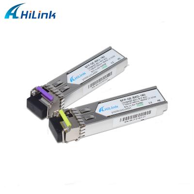 China 1.25Gb/s BiDi SFP Transceiver with DFB Laser and APD Receiver for 1000Base-ZX Ethernet up to 160km for sale