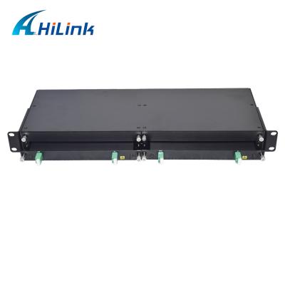 China 1U Rack DF-SF-CVR-LGX QSFP QSFP28 40 100G 80KM Dual Fiber to Single Fiber Converter Adapter for sale