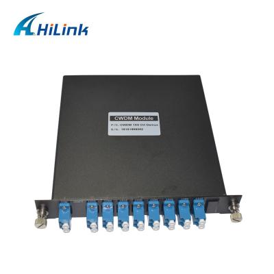 China Multiplexer alto do módulo 8+1 do isolamento HL-CWDM Mux Demux com canal 8 à venda