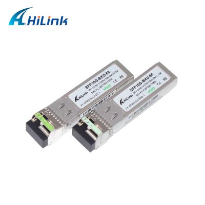 China 10G SFP+ Optical Module 60km BiDi SFP+ Transceiver with 1270nm/1330nm Wavelength and DOM LC Connector for sale