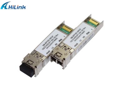 China Optical Transceiver 10G DWDM Compatible Ethernet Optical Transceiver SFP+ SFP 1539.766nm 100km C47 for sale
