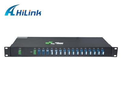 China 16 Channels DWDM Mux Demux Module , 100GHz 1 In 16 Out C Band rack mounted modules for sale