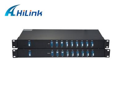 China Center Band 1U 16 Channels Fiber Optic Wdm Module High Stability Compact Size for sale