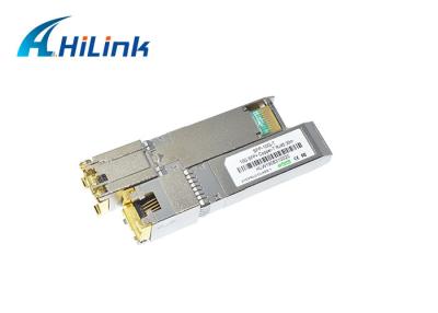 China Cisco Compatible 10G Copper SFP+ Transceiver Module SFP -10G-T RJ45 connector for sale