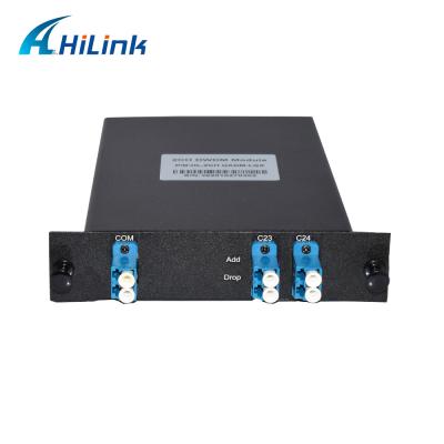 China 100GHz FTTX 1310nm 2CH Mux ótico Demux OADM DWDM adicionam o módulo da gota à venda