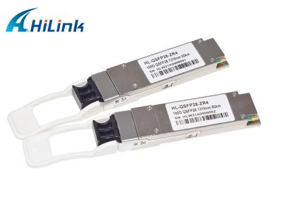 China Transceptor ótico 1304nm 1309nm 100Gbase do conector de ZR4 60km SMF LC à venda