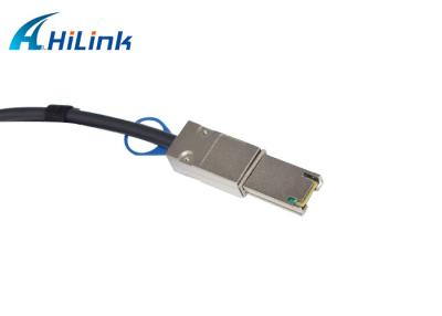 China Mini SAS 40G SFP Direct Attach Copper Cable 8808 1M 30AWG Black for sale