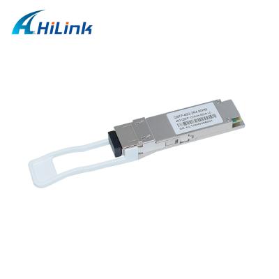 China 40G QSFP+ Optical Transceiver ZR4 80KM 1310nm Duplex LC Connector for sale