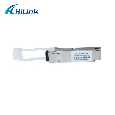China 40G QSFP+ Optical Transceiver ZR4 80KM 1310nm Duplex LC Connector for sale