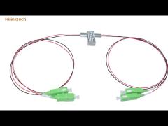 2X2F 단일 모드 1260-1620nm 기계식 광 스위치 3V/5V 래칭/비래칭