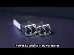 Modo DDM da fibra dupla do ZR do transceptor 1550nm 100KM do conector 10G XFP do LC único