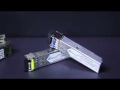 10GBASE BIDI 1490/1550nm SFP+ 10G Ethernet Glasfaser-Transceiver Einzelne SFP+ BIDI 10G 80KM